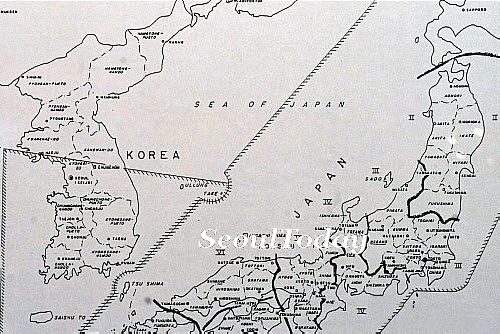 "'독도는 한국땅' 1945년도 2차대전 연합군 지도 발견"